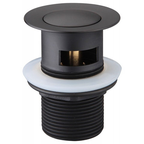 BLACK POP-UP WASTE 32MM - OVERFLOW – Bathroom Clearance